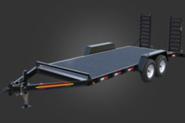 14,000 GVWR - Heavy Duty 20 ft. Diamond Floor Equipment Trailer ...
